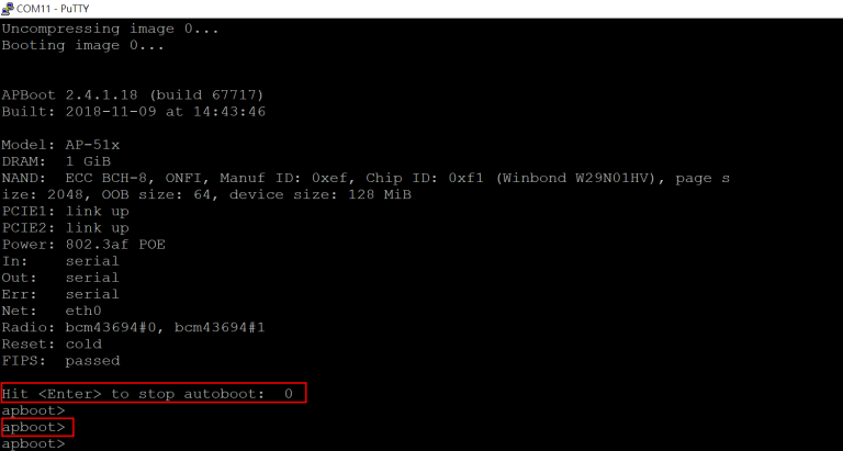Factory reset Aruba AP – Andy's Tech and Security Blog