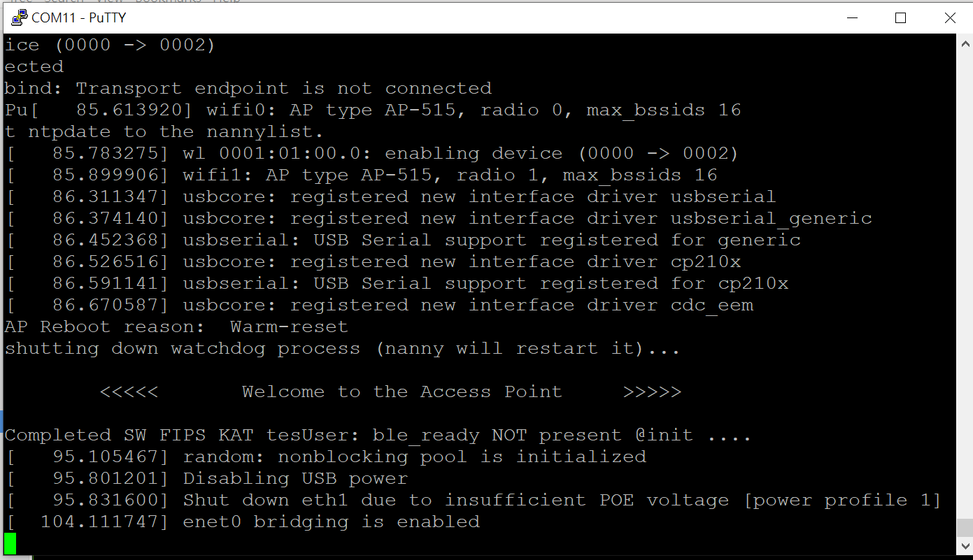 Factory reset Aruba AP – Andy's Tech and Security Blog