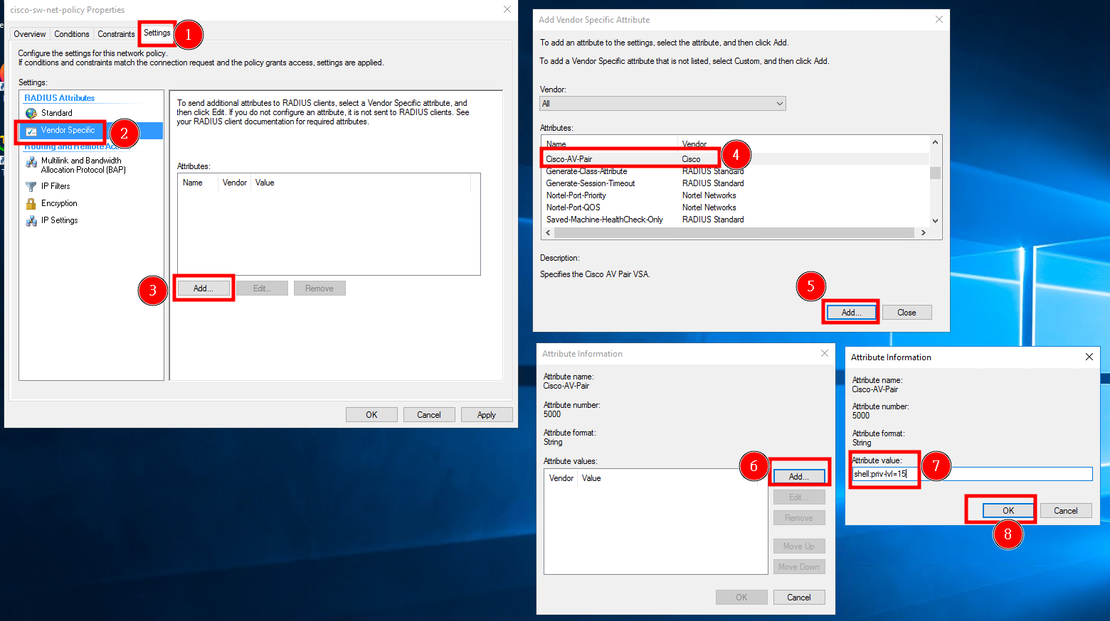 Cisco Switch authentication with radius(AD NPS) – Andy's Tech and Security Blog