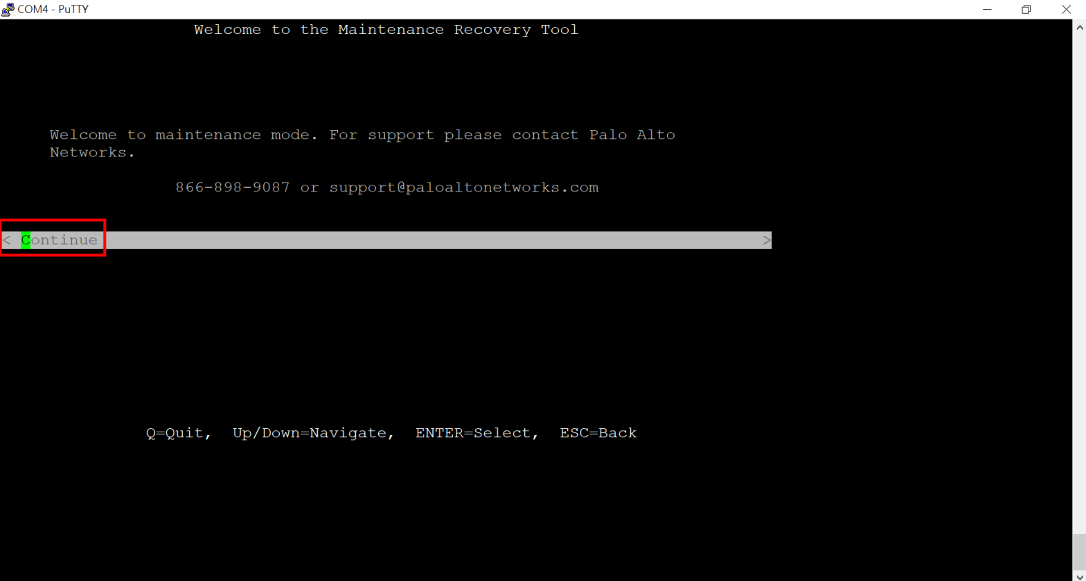 Factory Reset Palo Alto Firewall without admin password – Andy's Tech ...